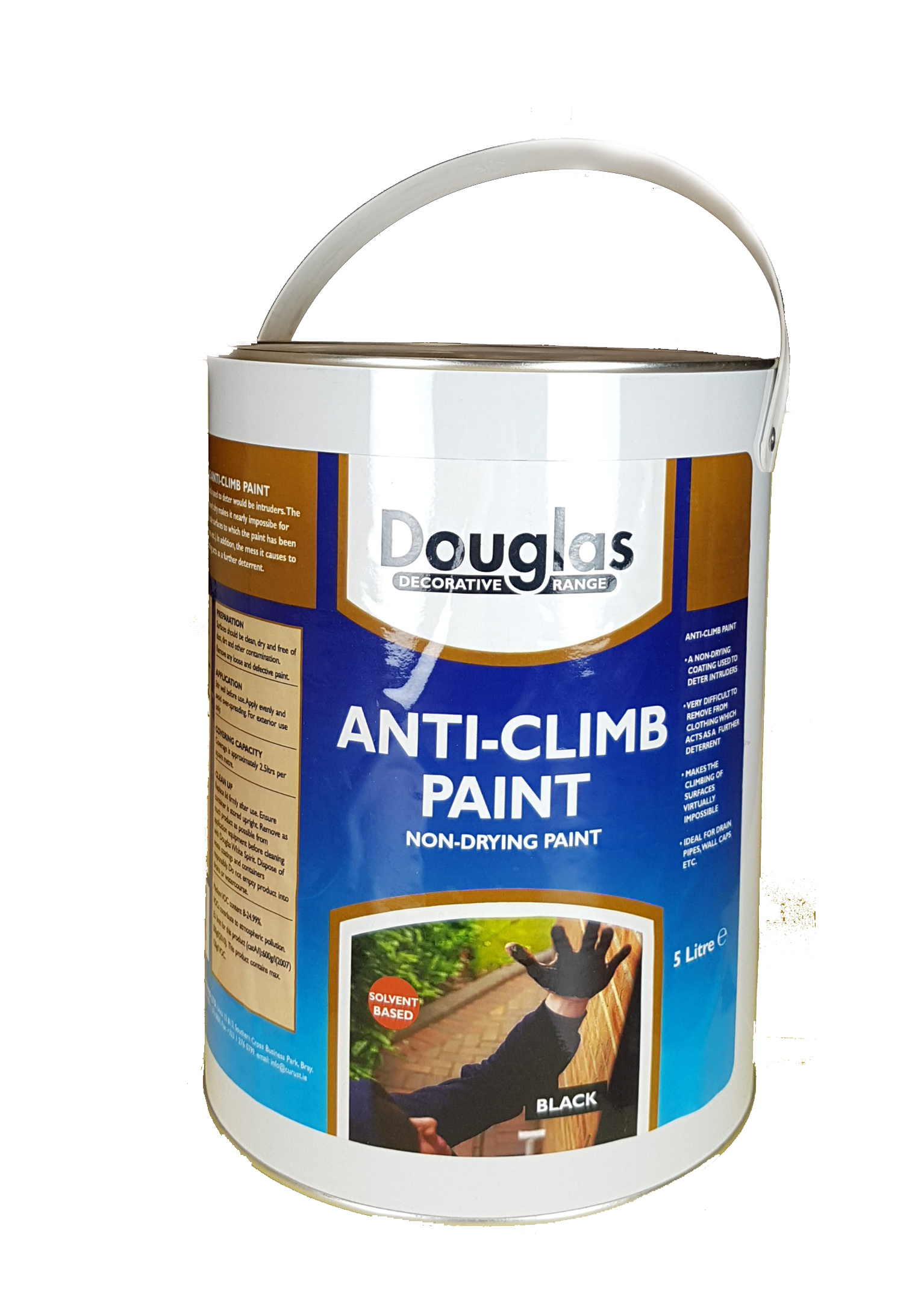DPHA5000 - Anti Climb Paint Black, 5ltr - Curust Industries